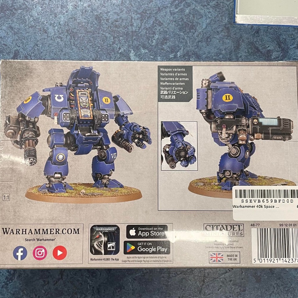 New Warhammer 40k Space Marines Primaris Redemptor Dreadnought (Code 48 ...
